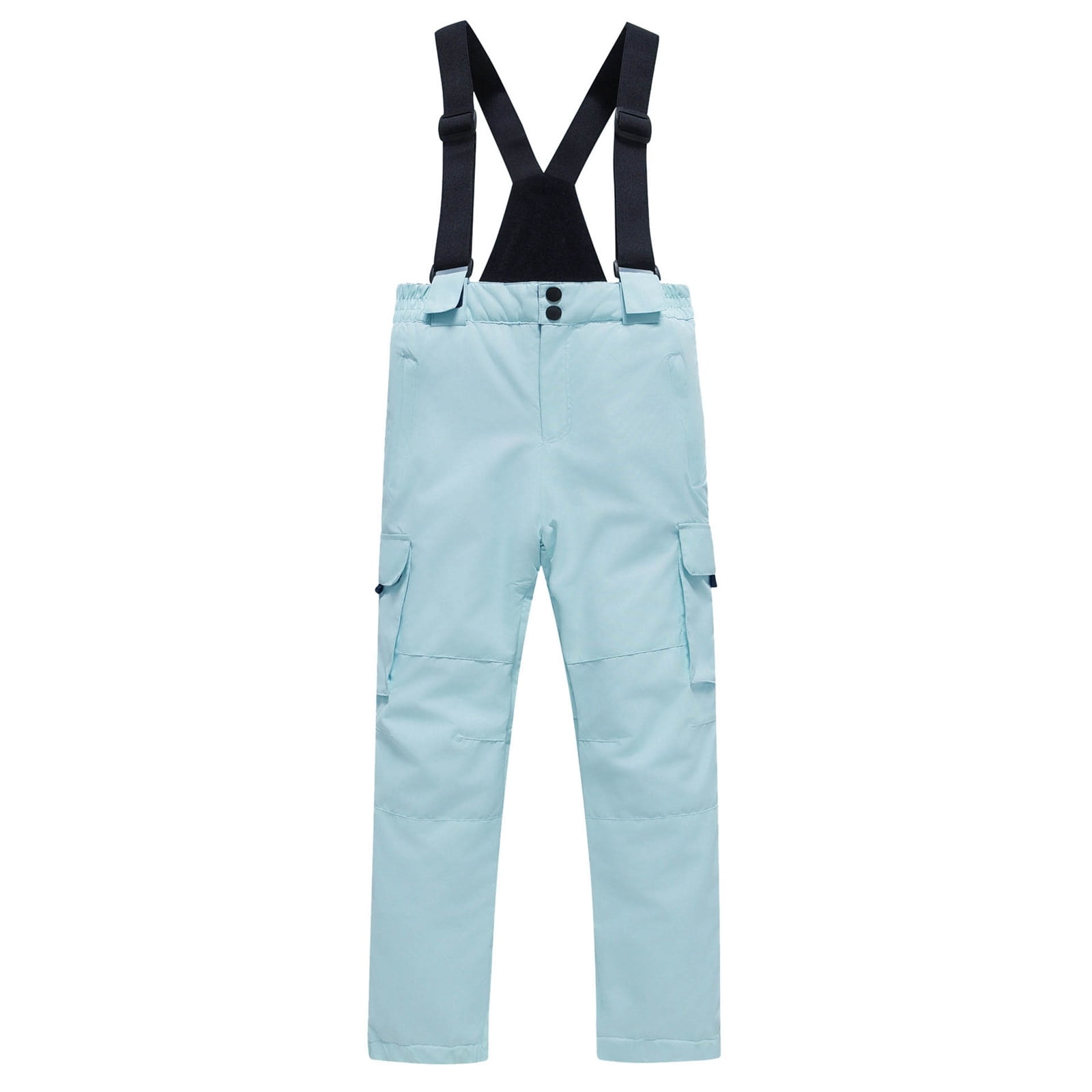 Boys Snow Pants Insulated Snow Overalls Windproof Ripstop Ski Pants ...