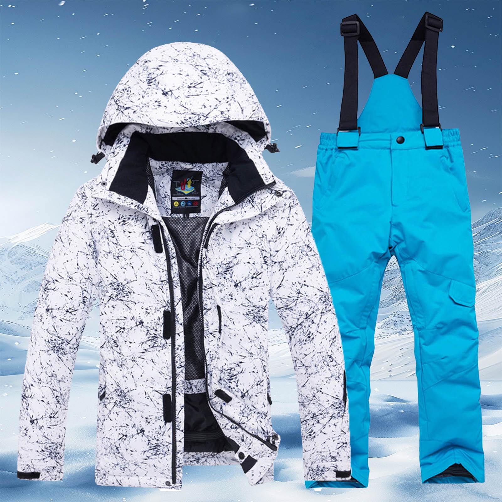 Boys Snow Pants,Snow Pants Boys Snow Suits for Girls Girls Winter Coat ...