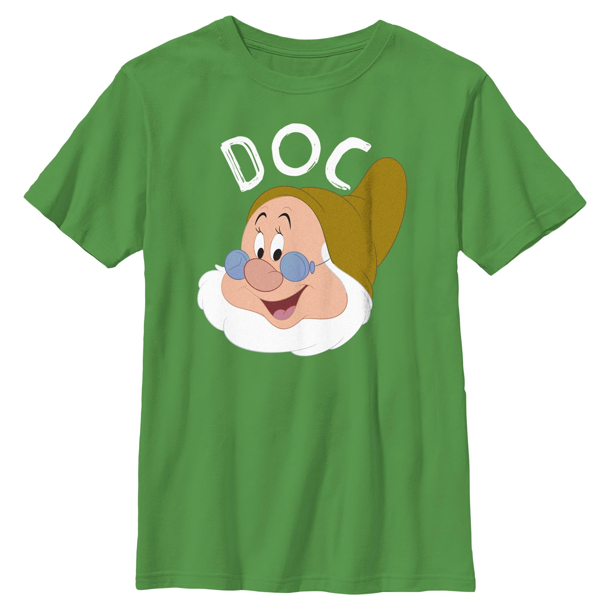 Boys Snow White and the Seven Dwarfs Doc Big Face T Shirt - Walmart.com