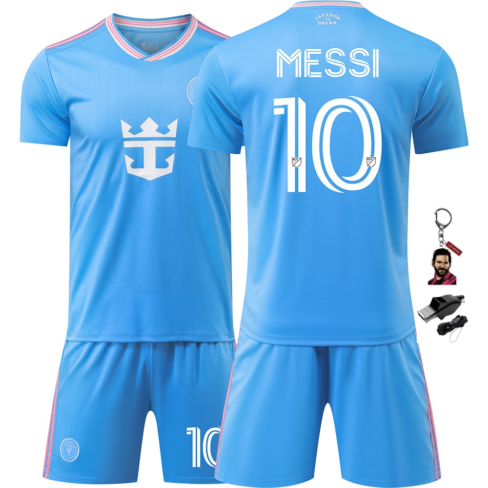 Boys Soccer Jersey #10 ME_S_I FANS Kids Football Jersey Sport Training ...