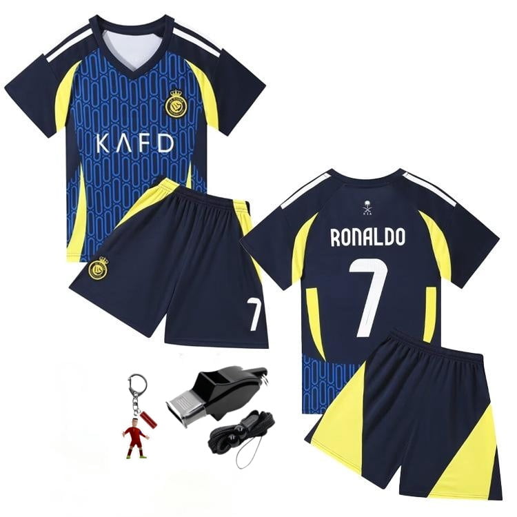 Boys Soccer Jersey #10 RO_N_AL_DO FANS Kids Football Jersey Sport ...