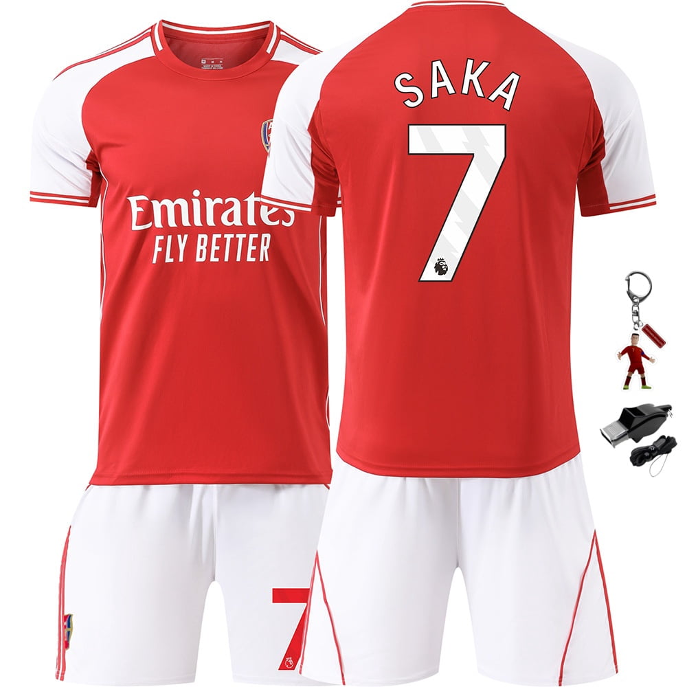 Boys Soccer Jersey #7 SA_K_A FANS Kids Football Jersey Sport Training ...