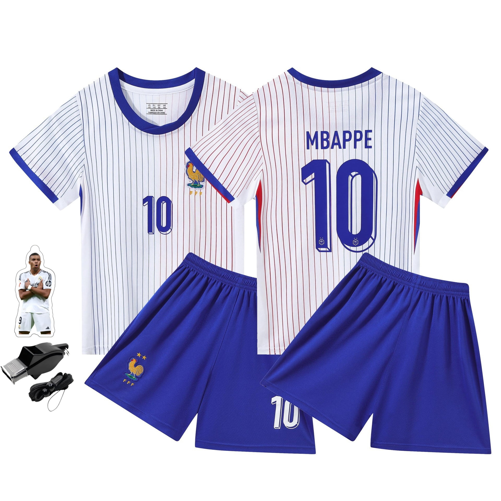 Boys Soccer Jersey #9 MB_A_P_PE FANS Kids Football Jersey Sport ...