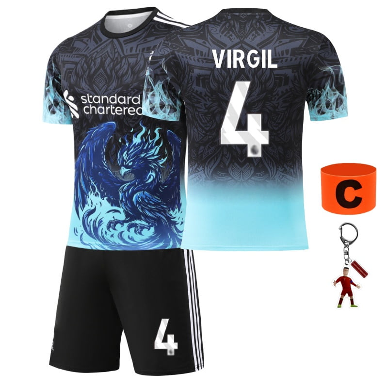 Boys Soccer Jerseys Kids Jersey Outfits Youth Football Training Uniform ...