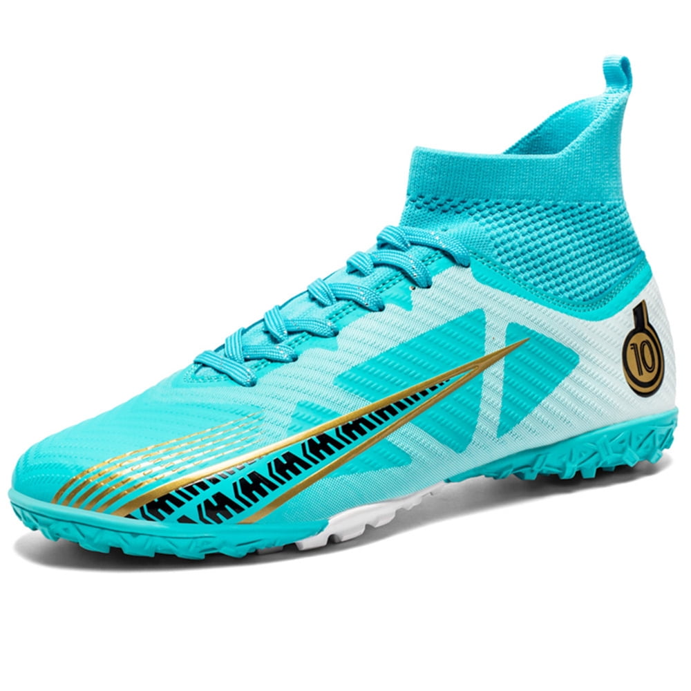 Boys Soccer Shoes Indoor Futsal TURF Youth Soccer Cleats Kids TF High ...