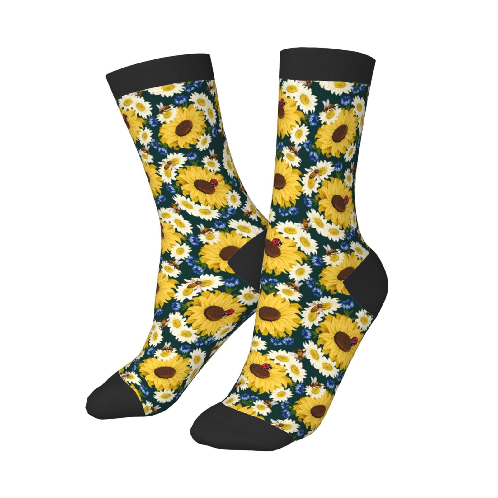 Boys Socks Girls Socks, Insects Of Flowers Kids Calf long crew socks ...