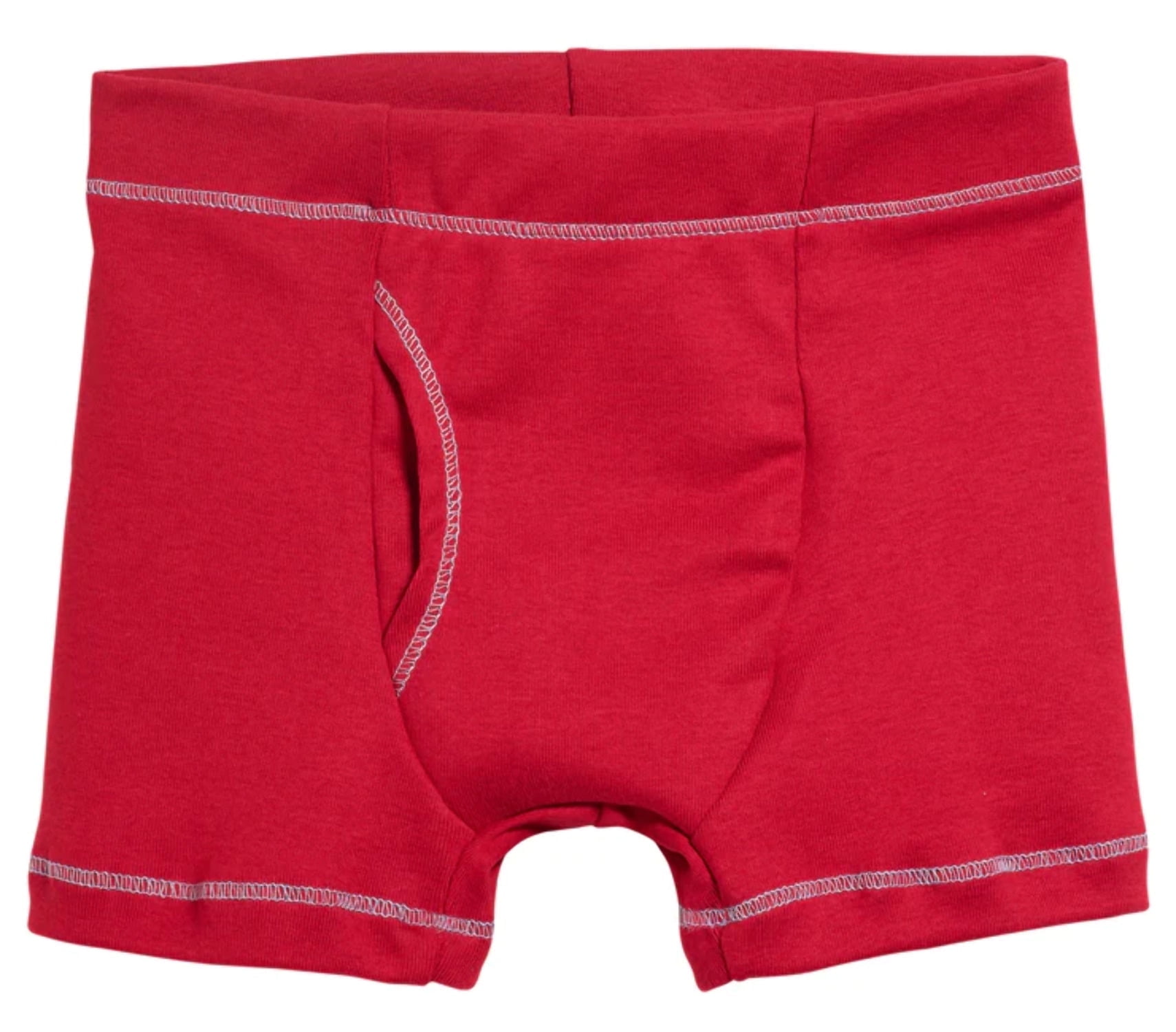 Boys Soft Cotton Boxer Brief | Red - Walmart.com