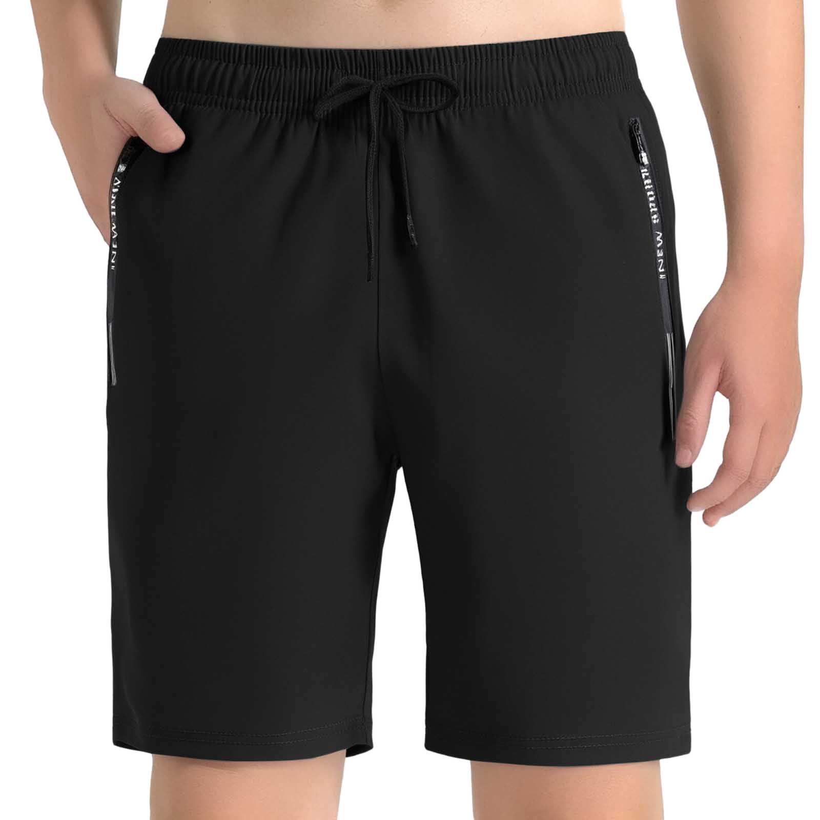 Boys Solid Drawstring Short Pants Sports Casual Wear For Kids,Big Boys ...