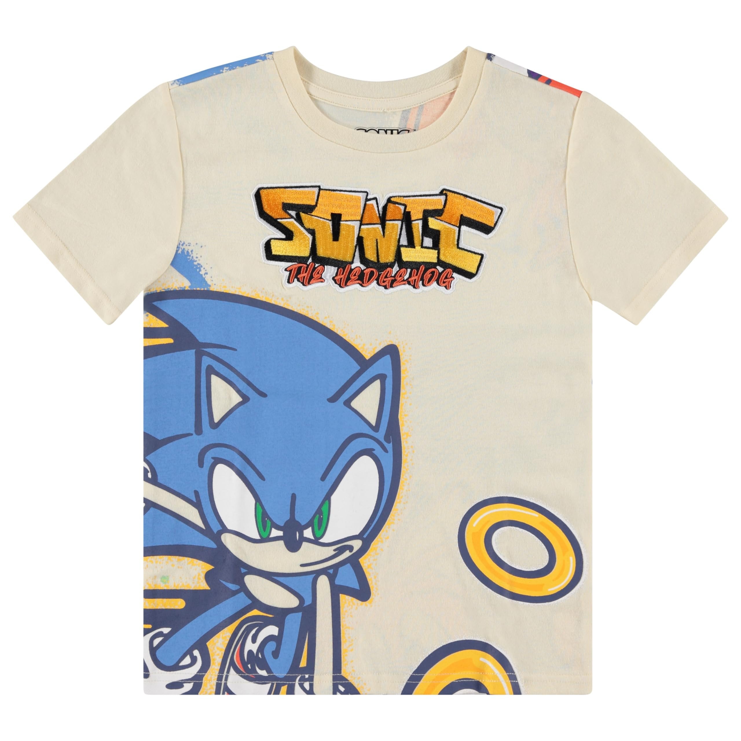 Sonic The Hedgehog Boys Short Sleeve T-Shirt - Little and Big Boy Sizes 4-20 - Walmart.com
