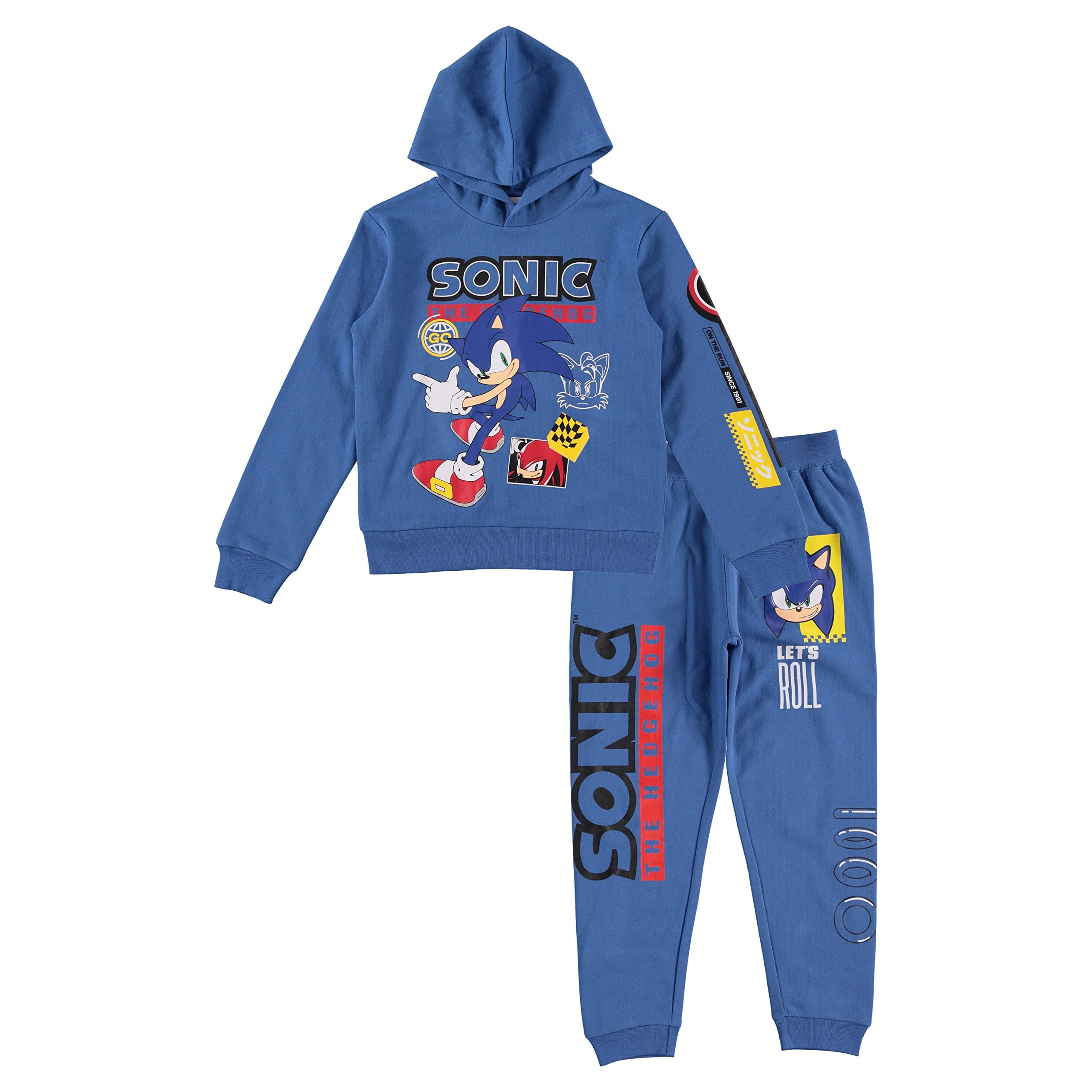 Boys Sonic the Hedgehog Graphic Hoodie and Jogger Pants 2-Piece Outfit ...