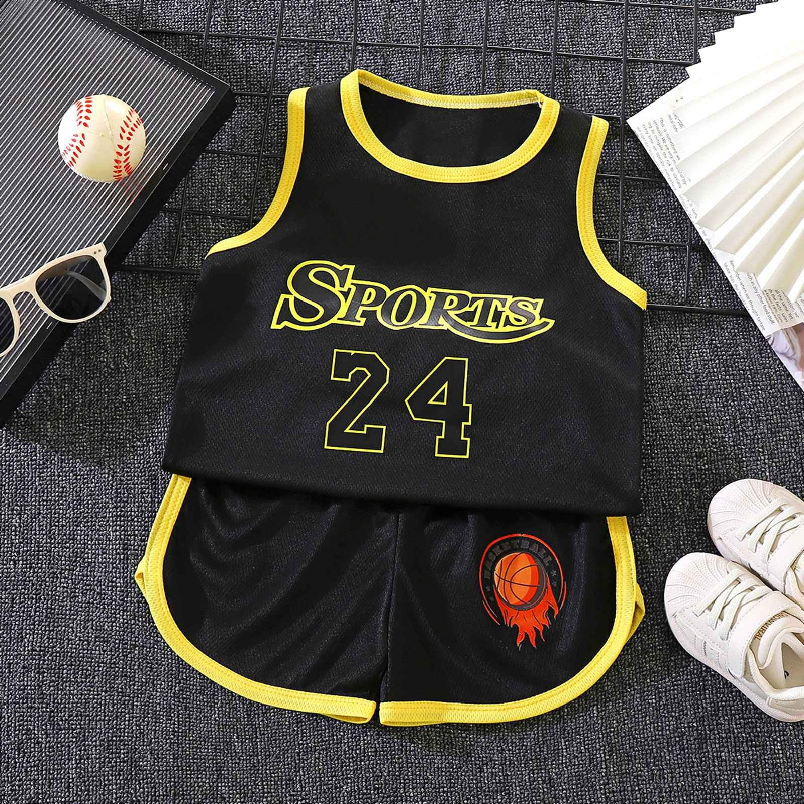 Boys Sports Outfits Casual Sets Athletic Gear Lightweight Comfortable ...