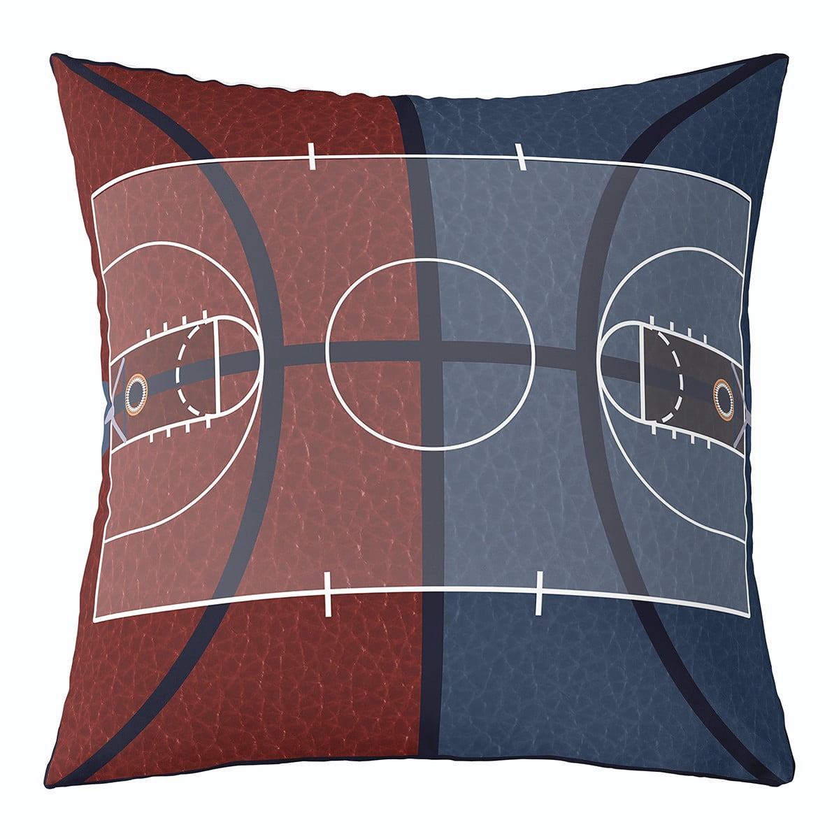 Boys Sports Themed Throw Pillow Cover 22X22,Basketball Pillow Cover ...
