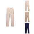 Boys' Stretch Pull On Chino Pants Kids School Uniformss Yonth Twill ...