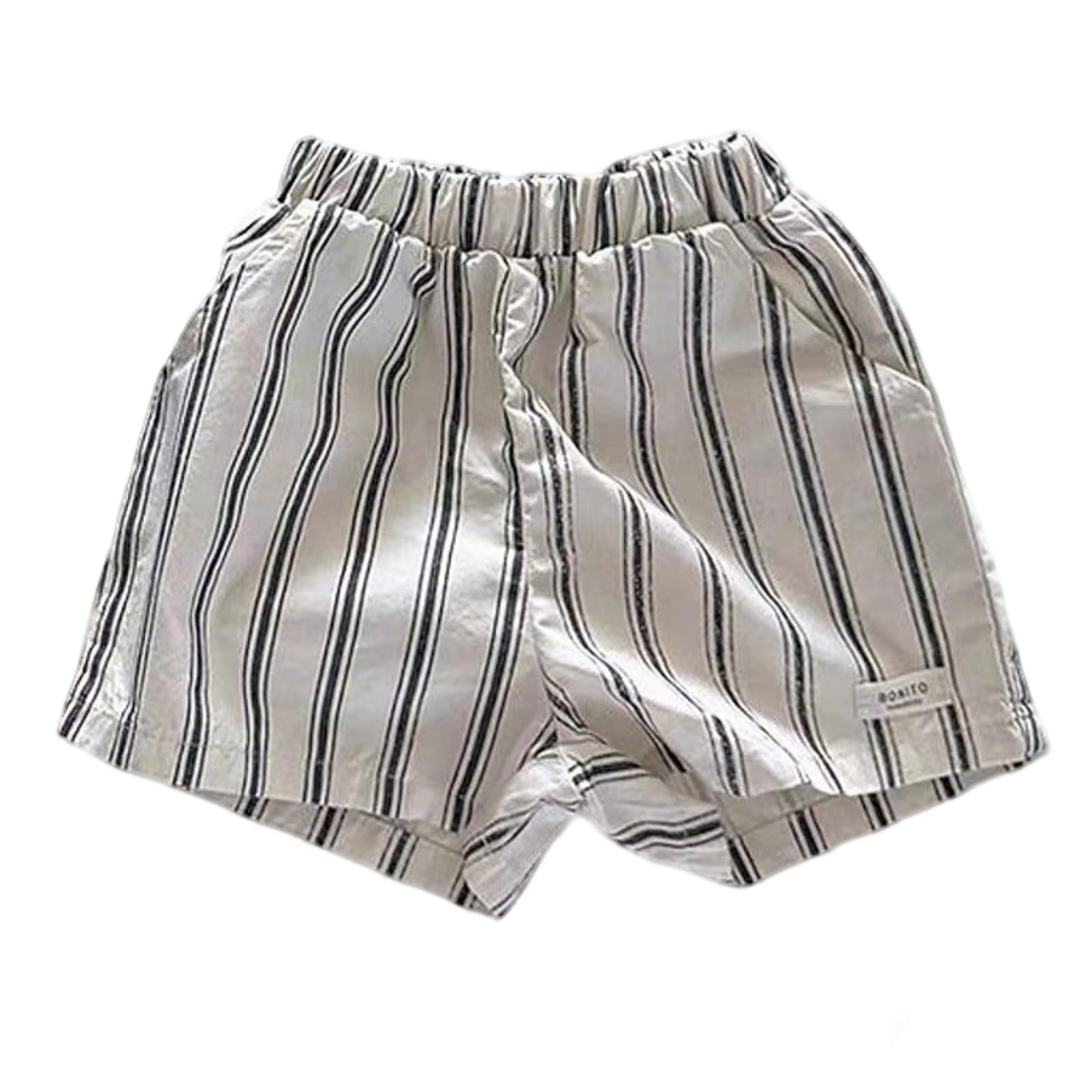 Boys Striped Shorts Quick Dry Elastic Waist Swim Trunks Casual Beach ...