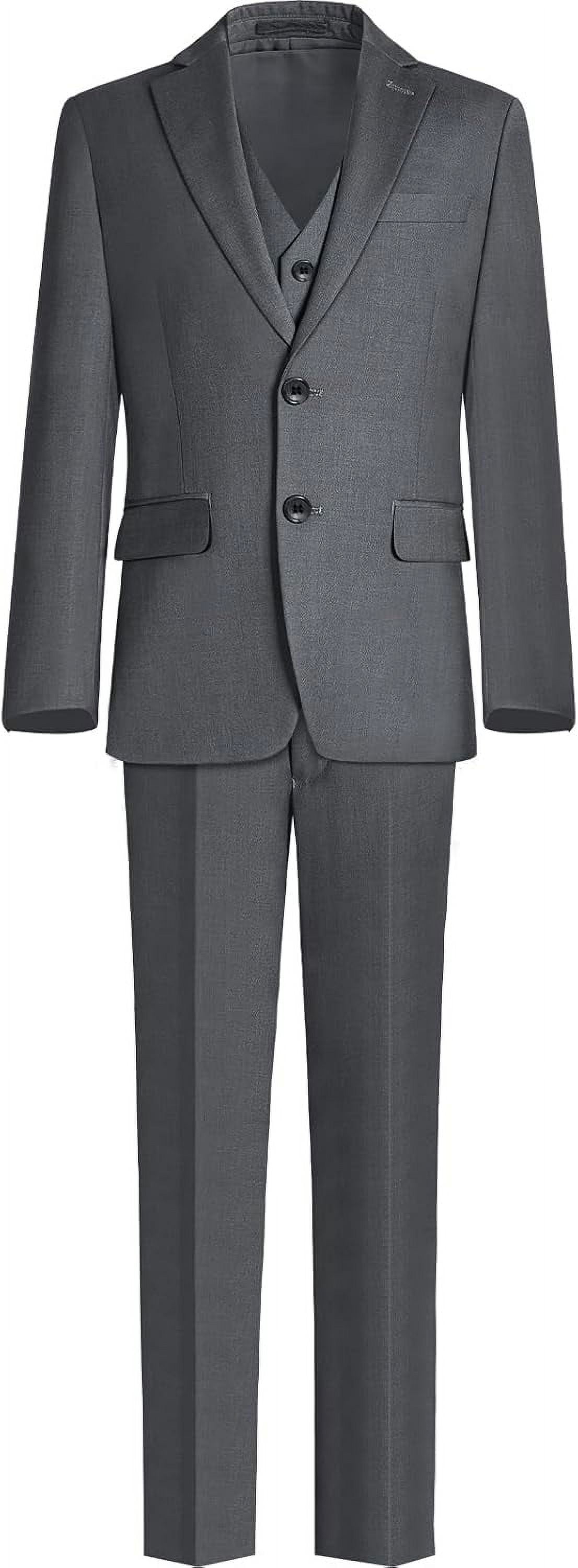 Boys Suit, Toddler Kids Teenager Suits for Boys Formal Wear Ring Bearer ...