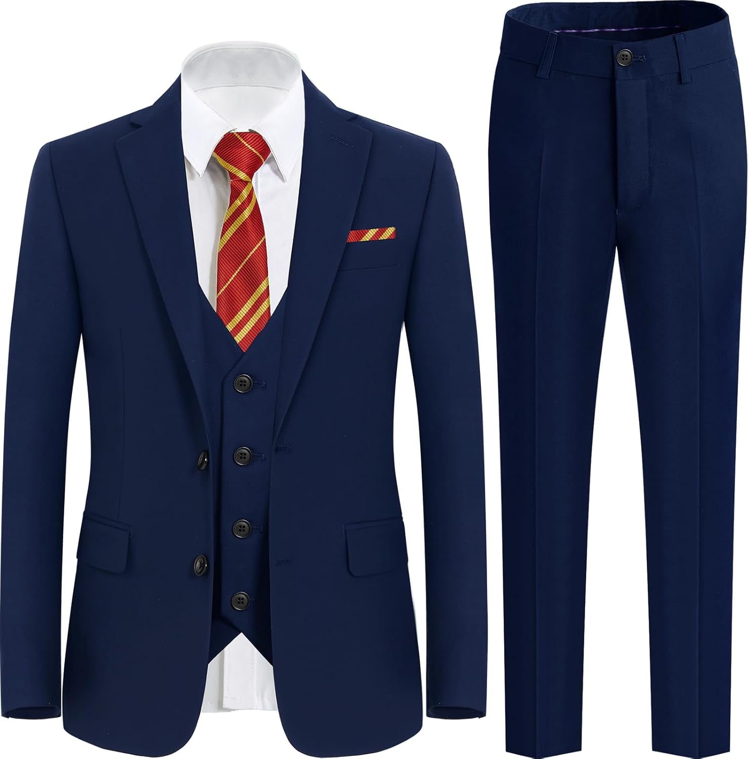 Boys Suit, Toddler Kids Teenager Suits for Boys Formal Wear Ring Bearer ...