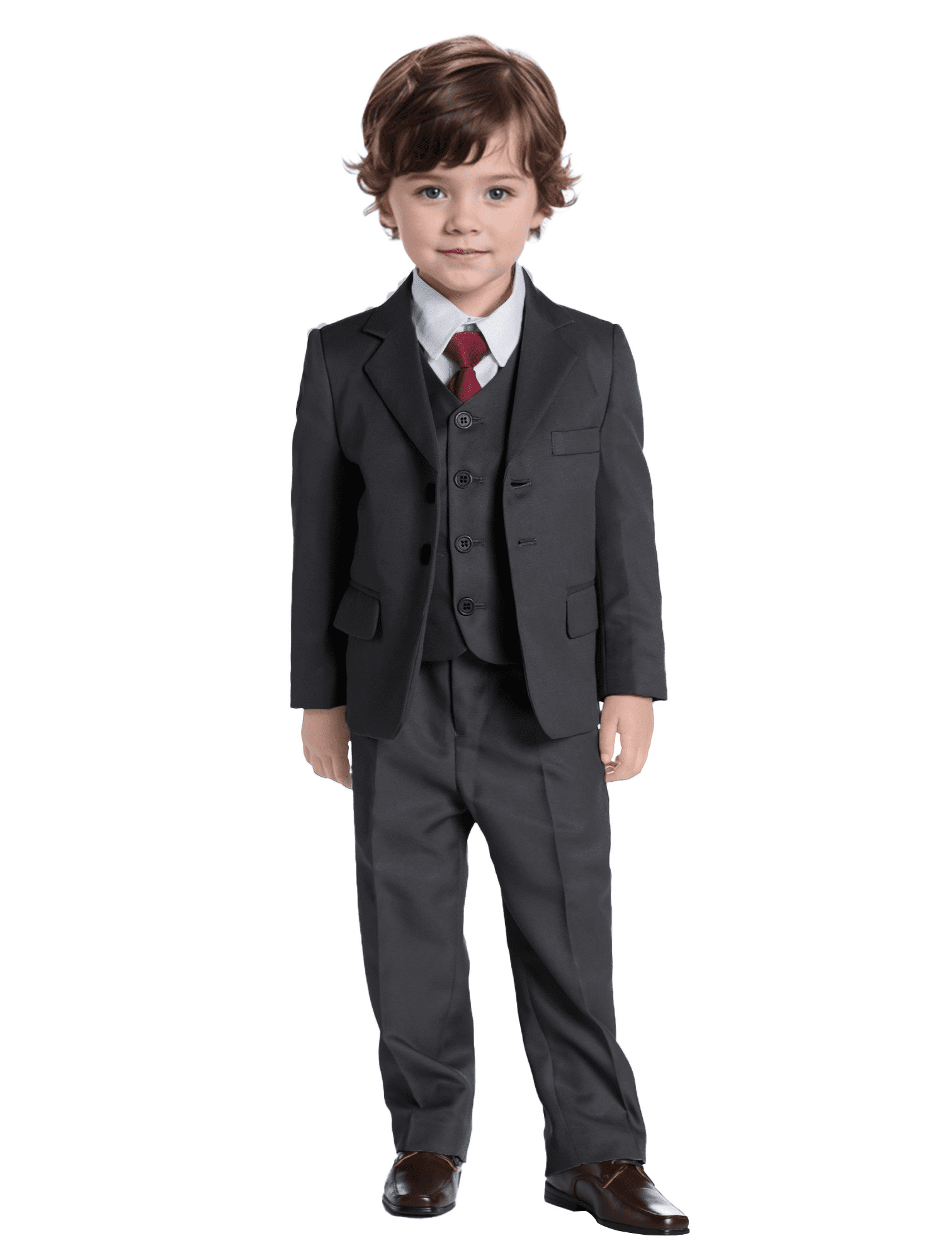 Boys Suits Toddler 4Pcs Baby to Teen Tuxedo Children Wedding Outfits ...