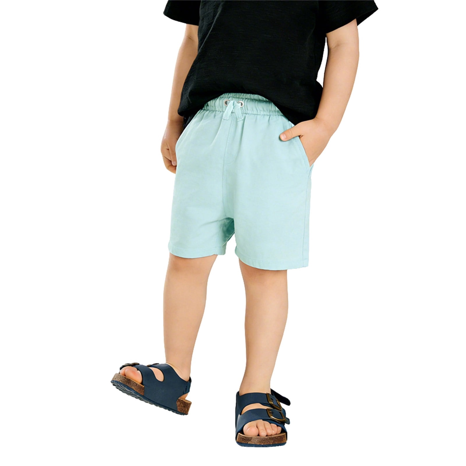 Boys Summer Casual Shorts Lightweight Breathable Toddlers Kids Outdoor ...