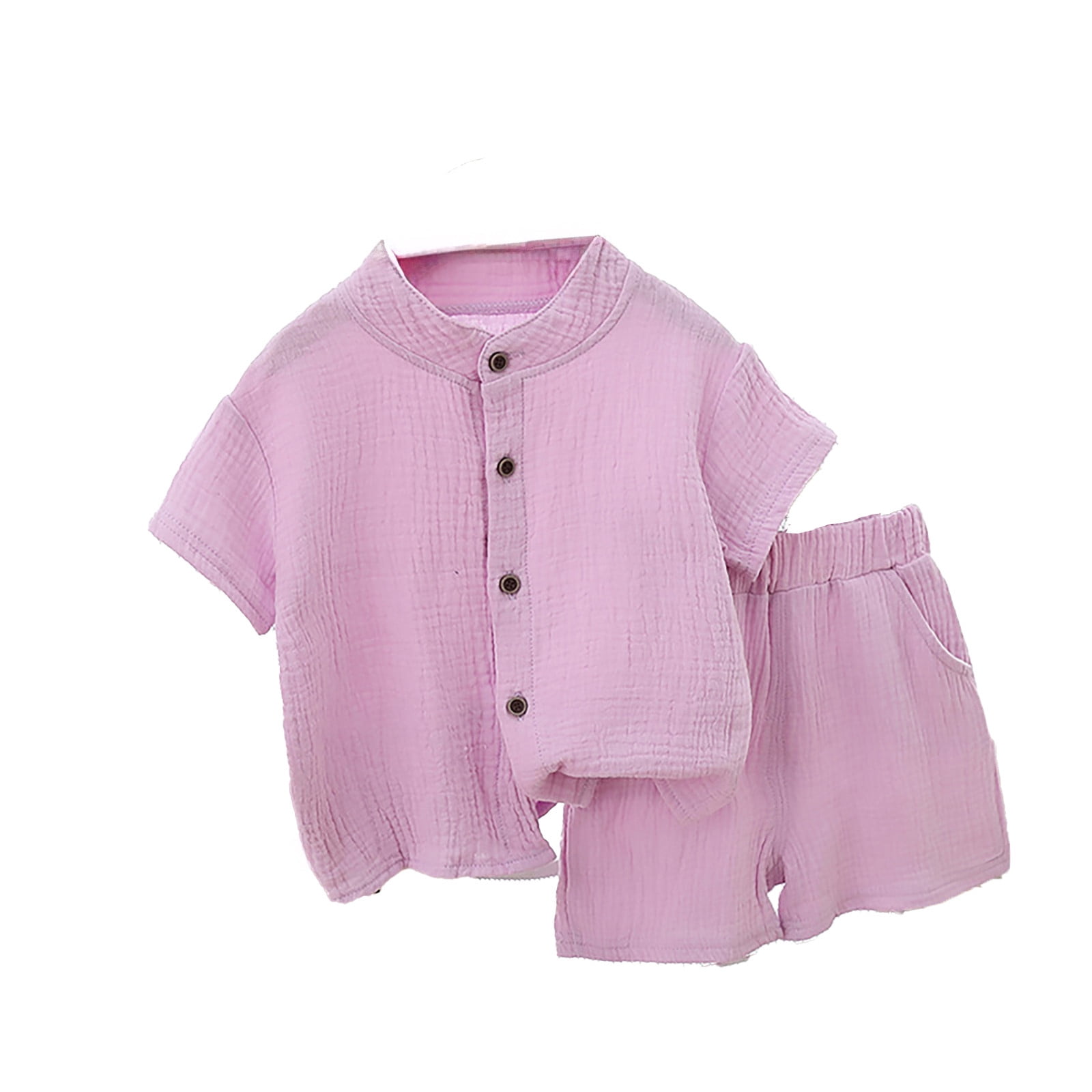 Boys Summer Clothes Cottonblend Short Sleeve Top Pocket Button Down ...