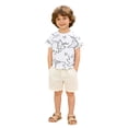 Boys Summer Graphic Print Short Sleeve T Shirt Comfortable Casual Top ...