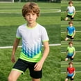 Boys Summer Outfits 2 Piece Sports Set for Basketball and Football ...
