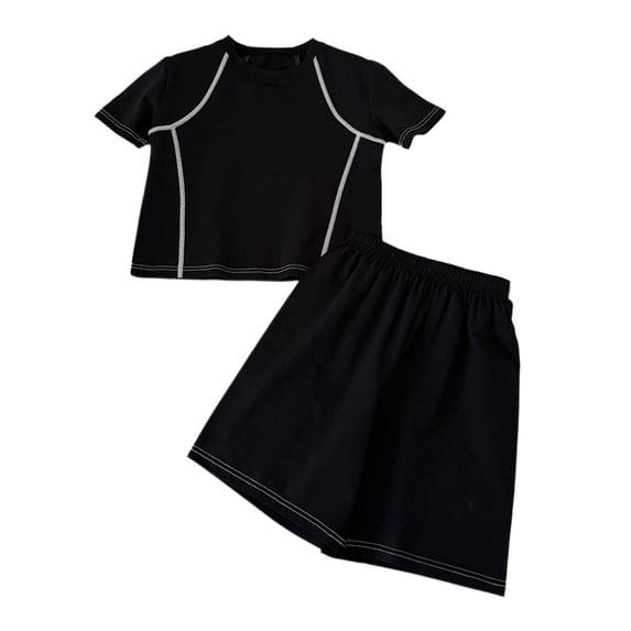Boys Summer Outfits Sets Athletic Performance Sportswear Wicking ...