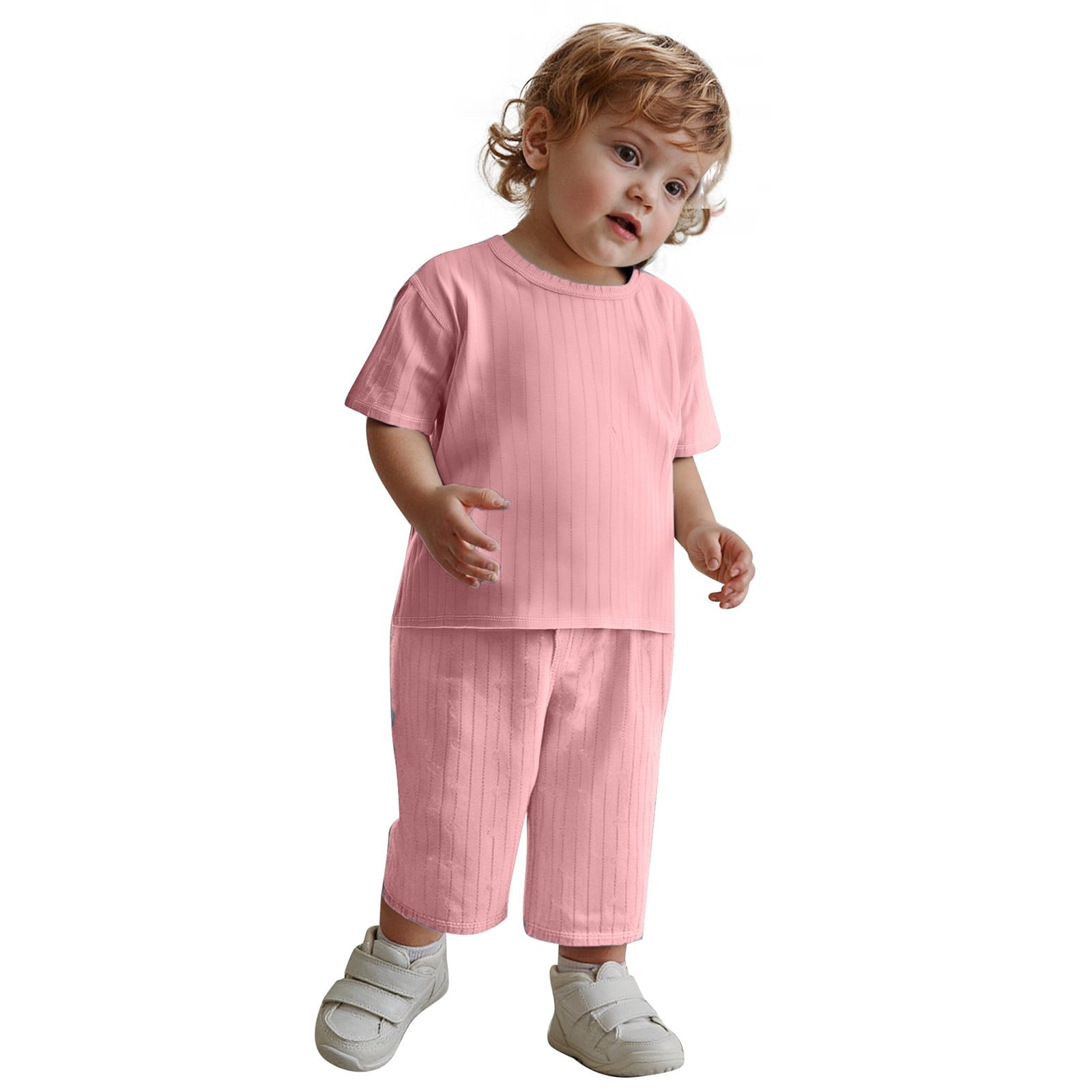 Boys Summer Outfits Shirts And Pant Sets Pajamas Home Boneless Jacquard ...