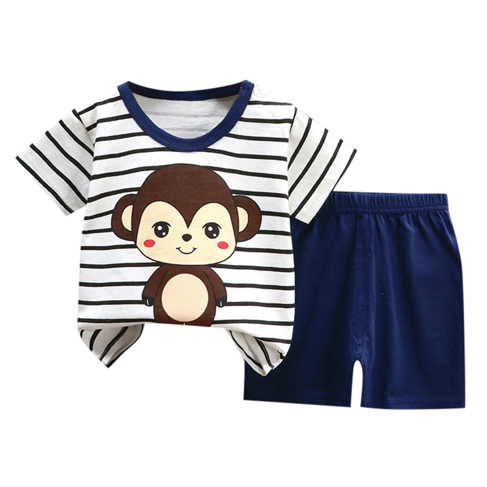 Boys Summer Outfits Stylish Comfortable Boys Polyester Outfits Sets ...