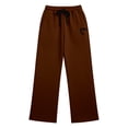 Boys Summer Pants Elastic Waist Stright Wide Leg Drawstring Boys Plus ...