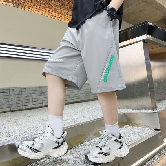 Boys Summer Pants Lightweight Athletic Shorts for Kids Outdoor Play ...