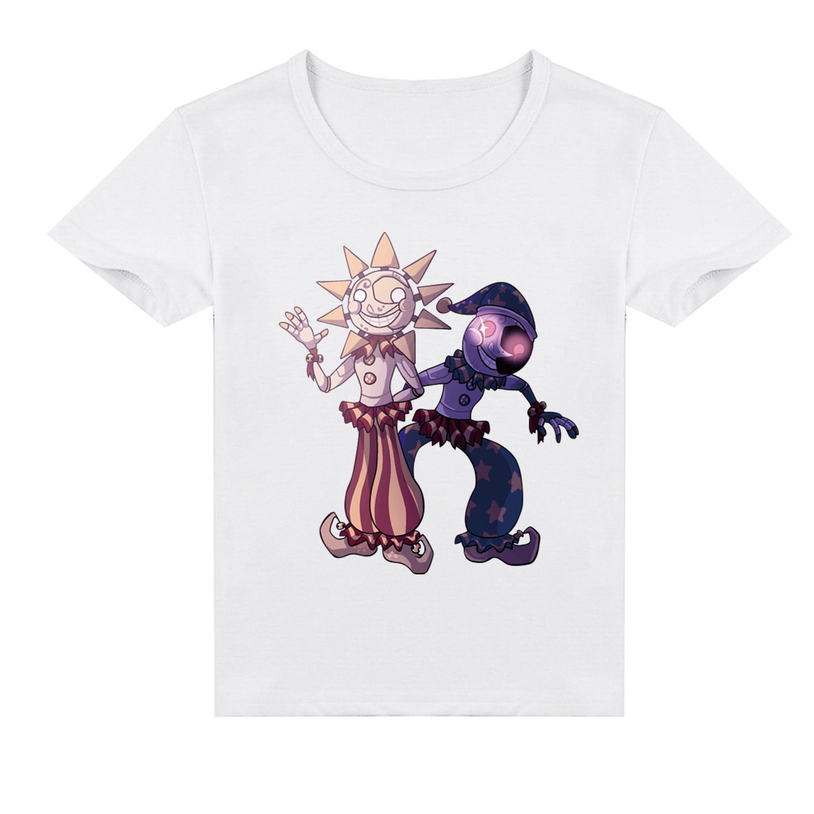 Boys Sundrop and moondrop Cotton Crew Neck Short Sleeve T-shirt Kids ...