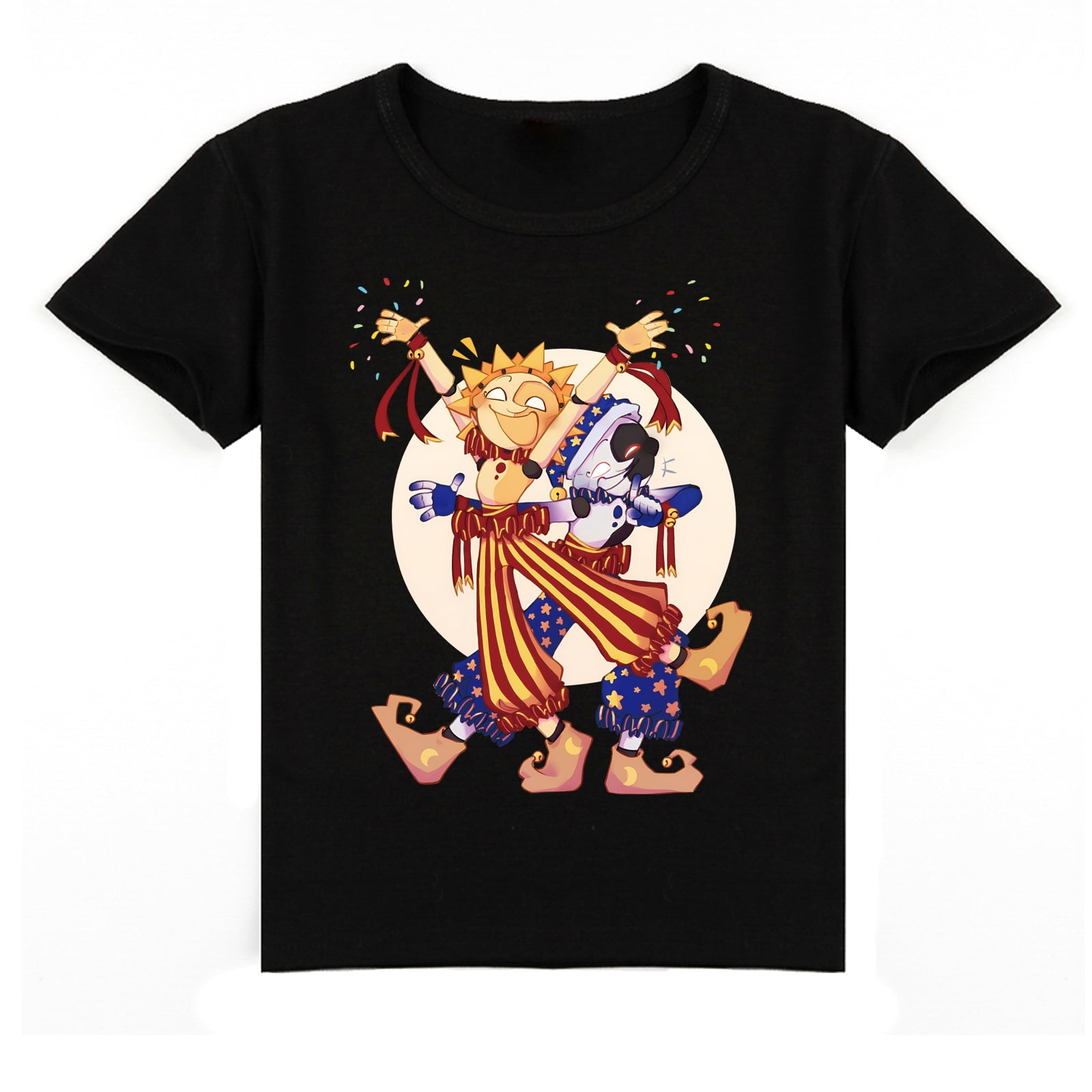 Boys Sundrop and moondrop Print Cotton Short Sleeve T-shirt Children's ...