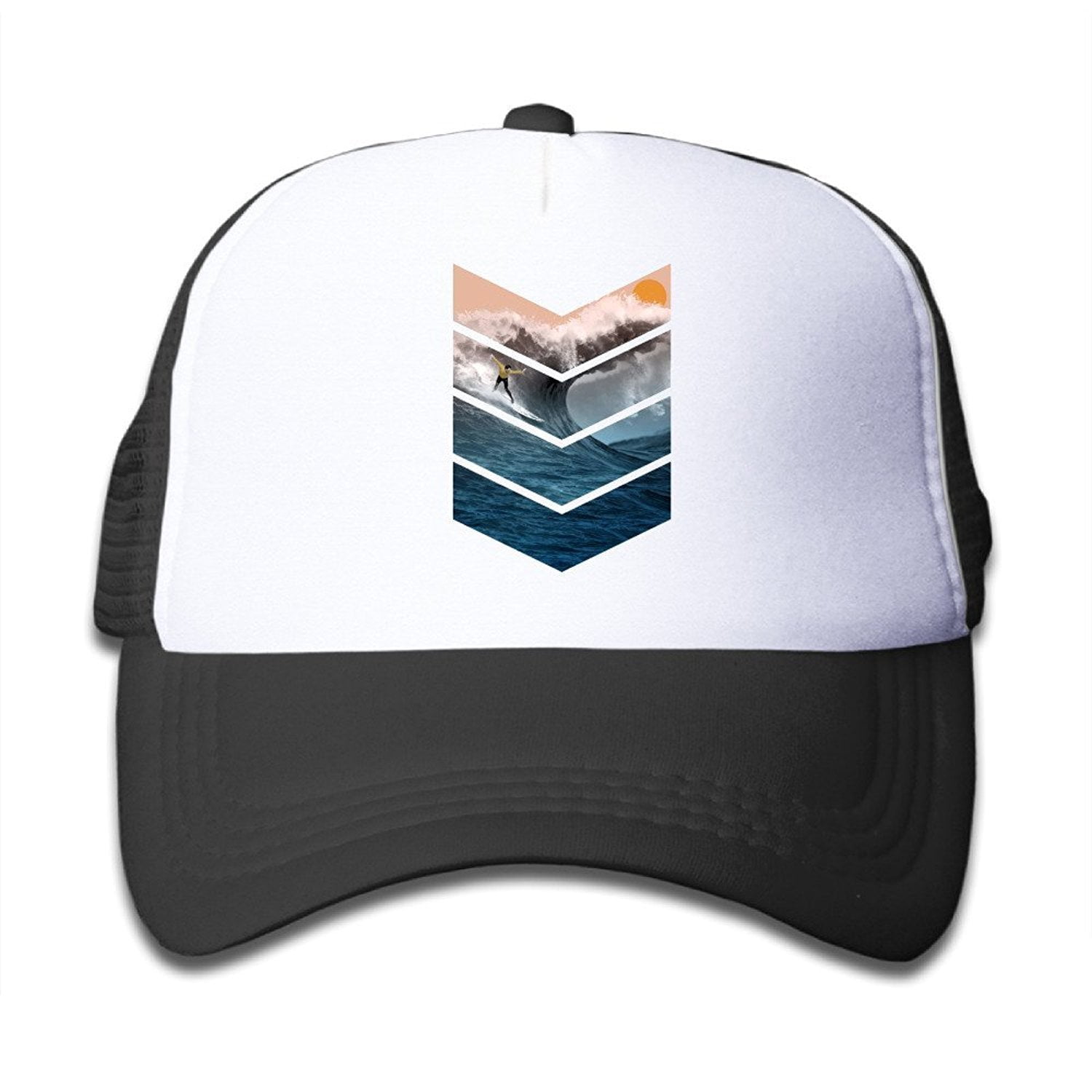 Boys' Sunrise Surfer Mesh Trucker Hat Kids Toddler Snapback Baseball ...