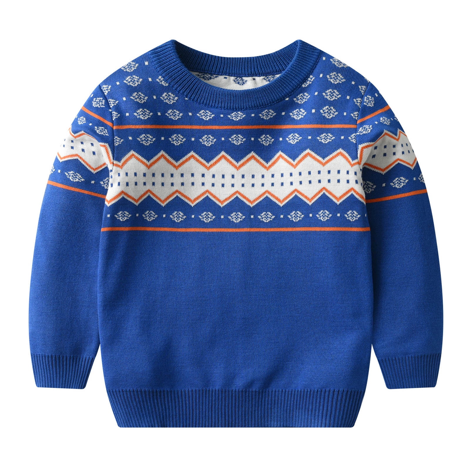 Boys Sweaters Toddler Boys Girls Winter Long Sleeve Knit Sweater Base ...
