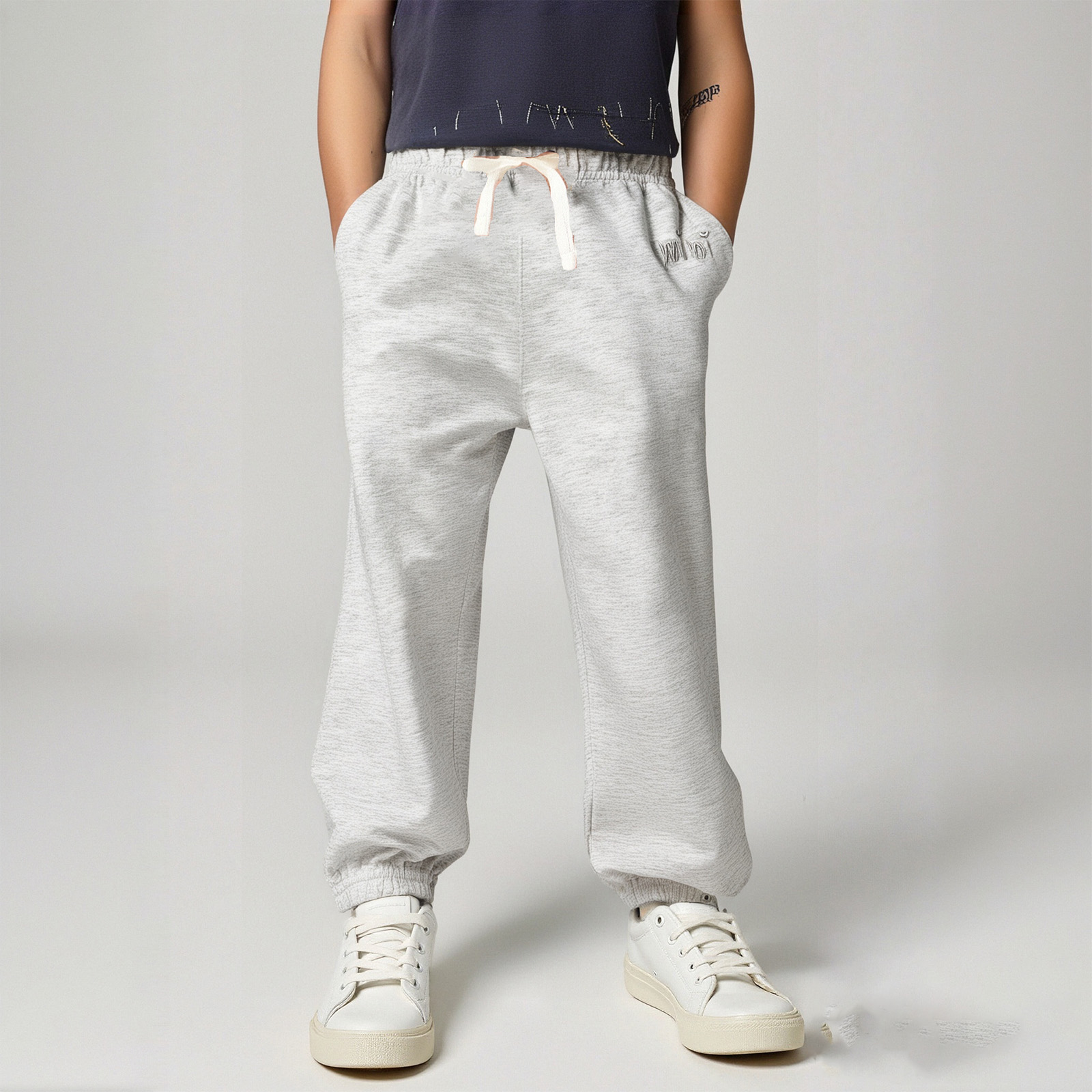 Boys Sweatpants Boys Jogger Pants Casual Pants Elastic Waist Wide Leg ...