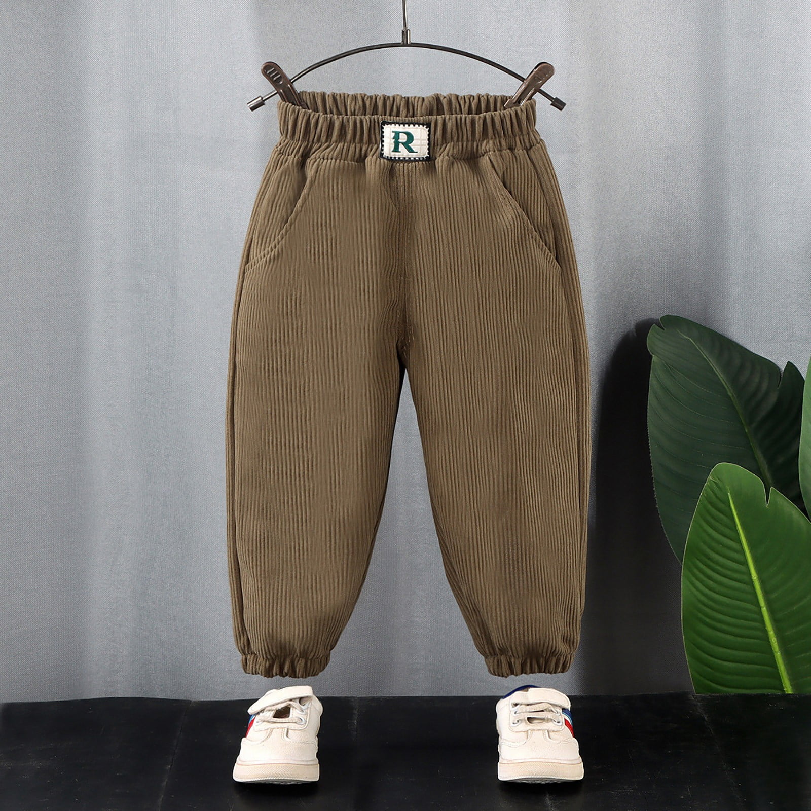 Boys Sweatpants Trendy Open Bottom Joggers Pants Comfy Fall Casual ...