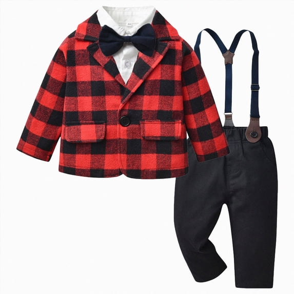 Boys Sweatsuit Long Sleeve Color Block Sweatshirt and Jogger Pants Sets ...