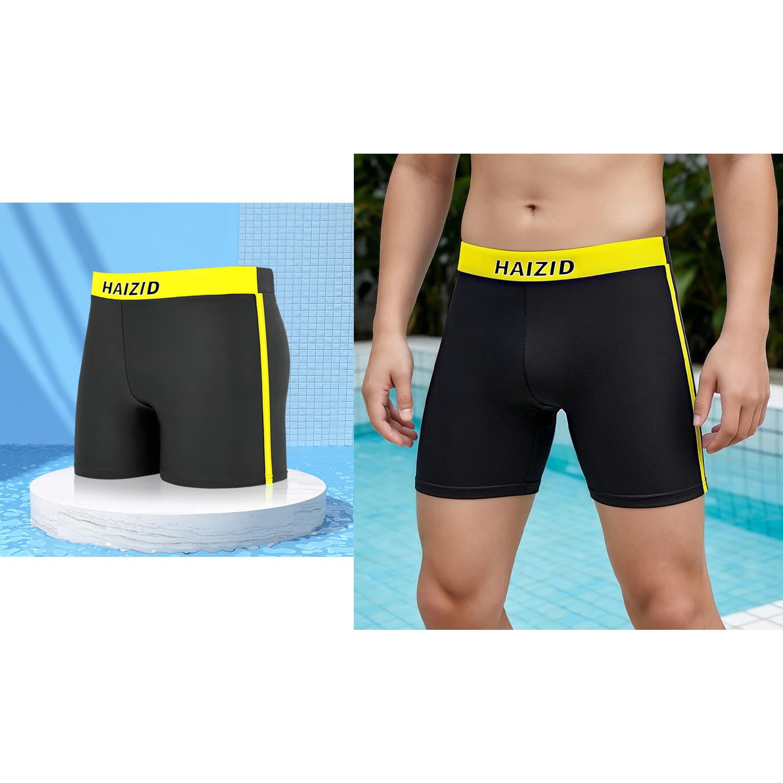Boys Swim Jammers Quick Dry Athletic Compression Swim Trunks Boy ...