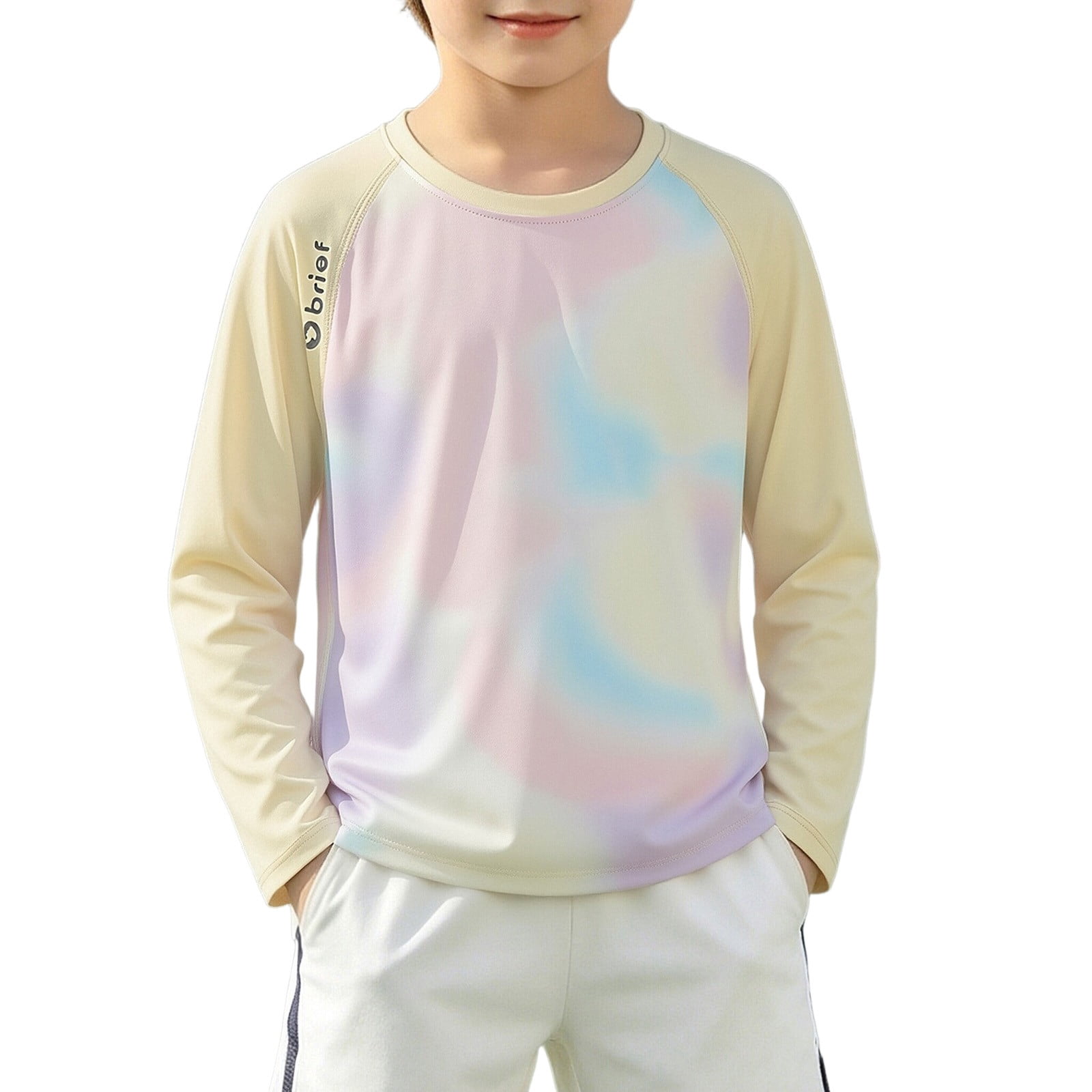 Boys Swim Shirt 5T, Boys Rash Guard Long Sleeve Swim Shirt UPF 50+ Sun ...