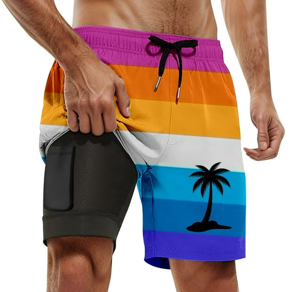 Boys Swim Shorts Animal Print Short Sleeved T Shirt Capybara Mental ...