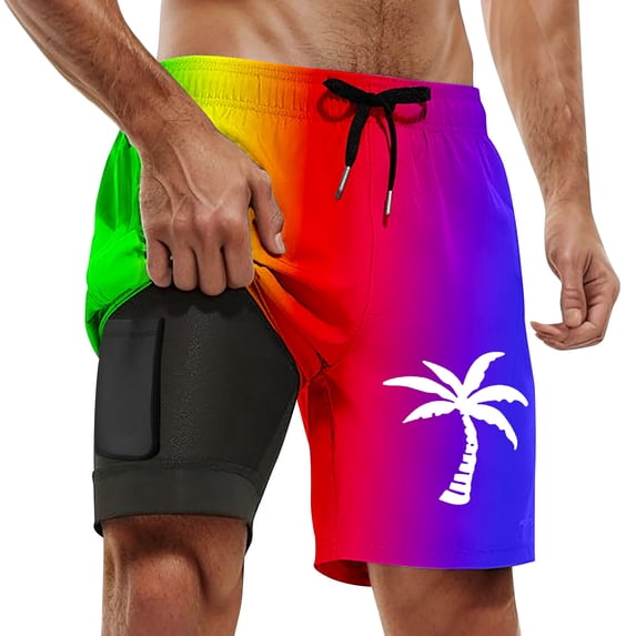 Boys Swim Shorts Animal Print Short Sleeved T Shirt Capybara Mental ...