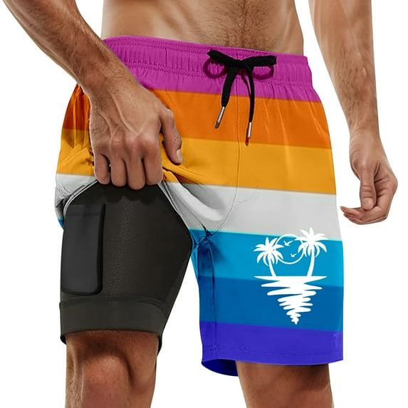 Boys Swim Shorts Animal Print Short Sleeved T Shirt Capybara Mental ...