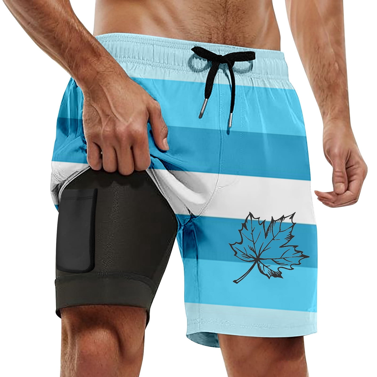 Boys Swim Trunks Animal Print Short Sleeved T Shirt Capybara Mental ...