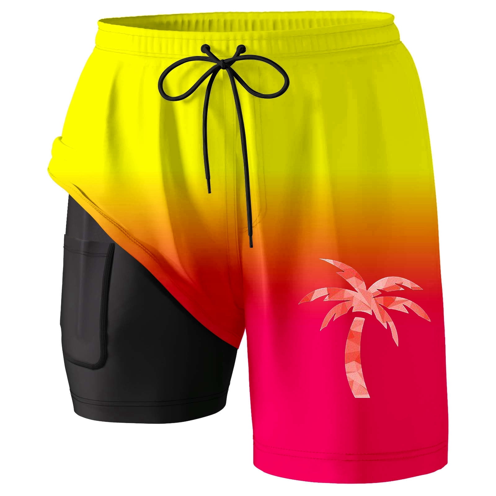 Boys Swim Trunks Animal Print Short Sleeved T Shirt Capybara Mental ...