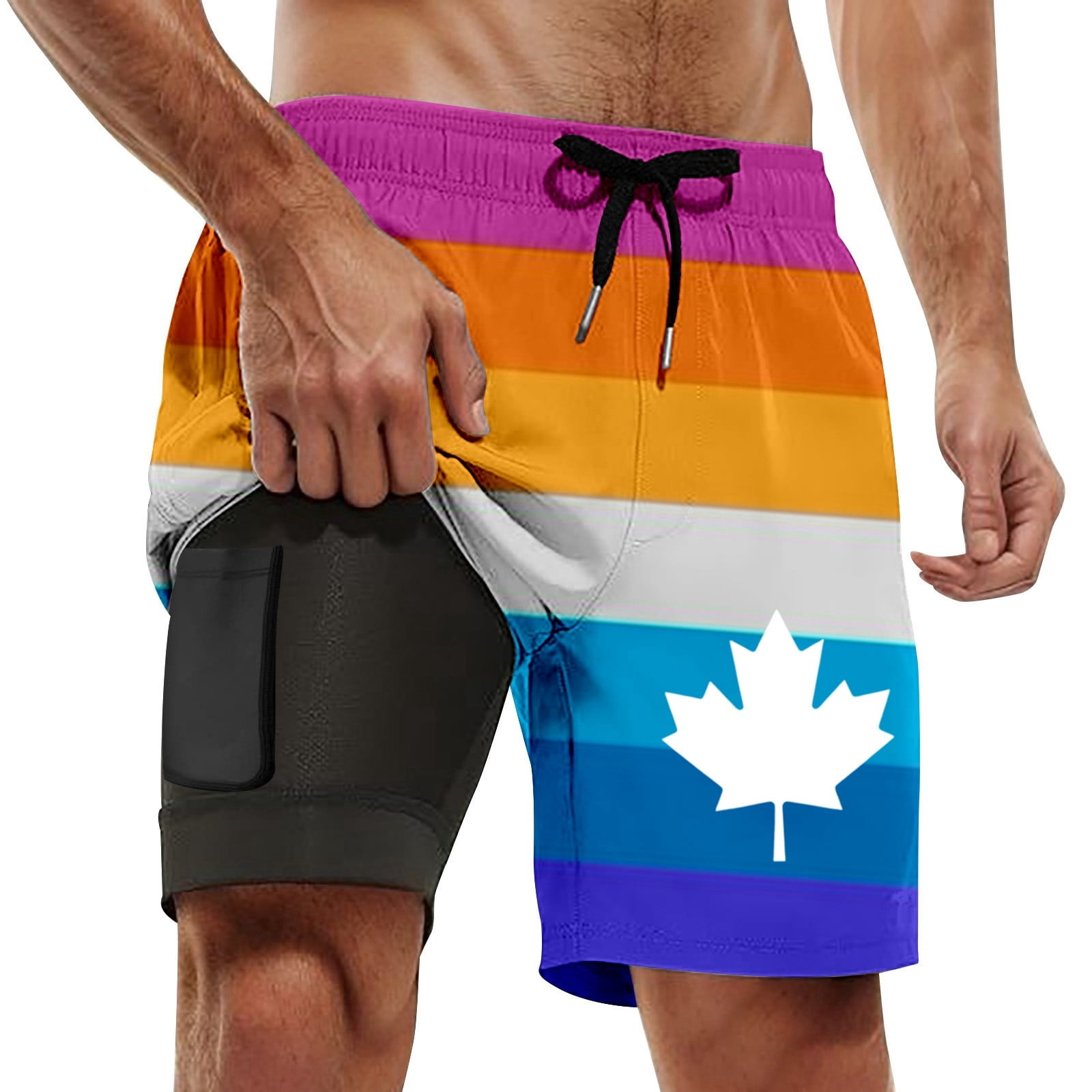 Boys Swim Trunks Animal Print Short Sleeved T Shirt Capybara Mental ...