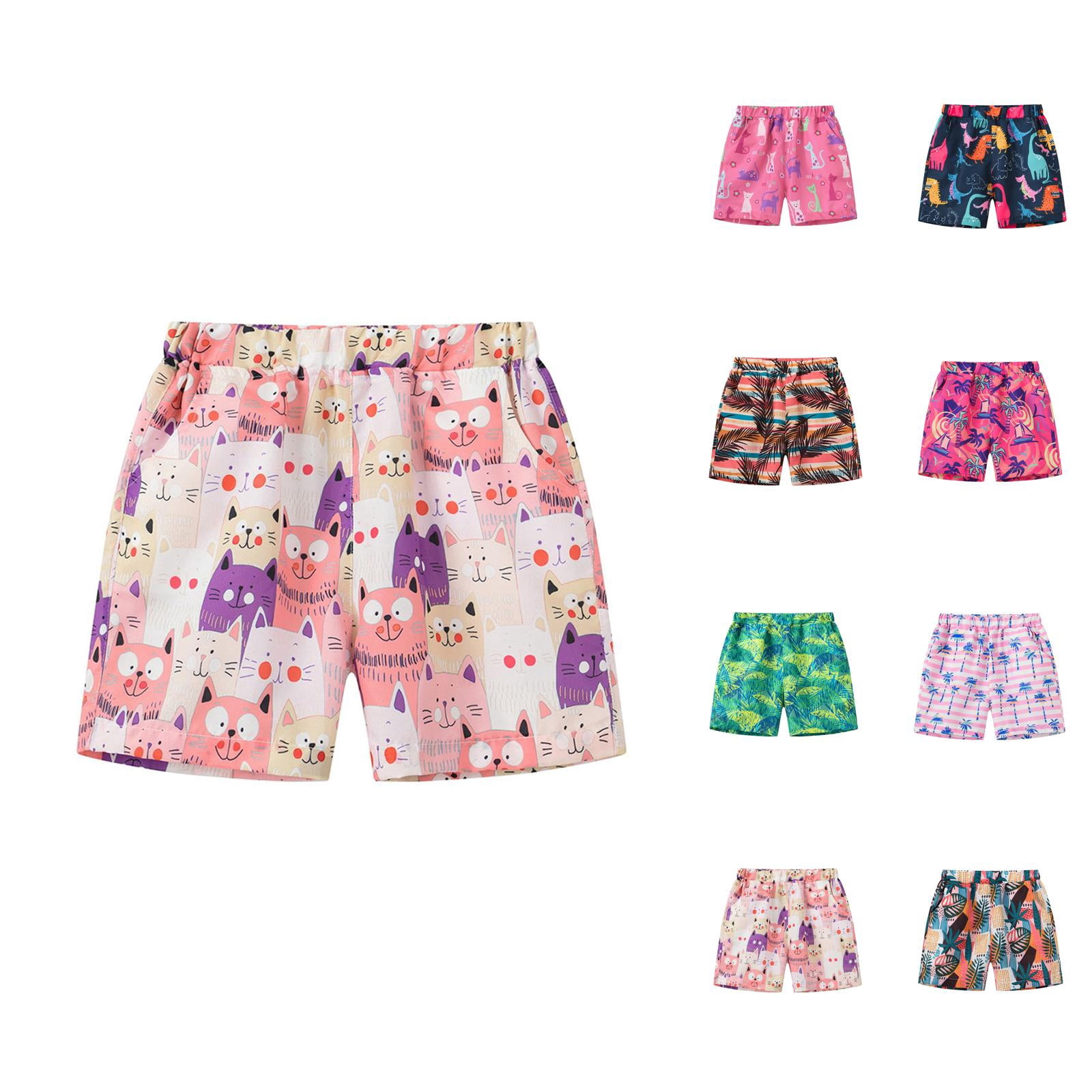 Boys Swim Trunks Cartoon Print Lightweight Quick Dry Swim Shorts ...