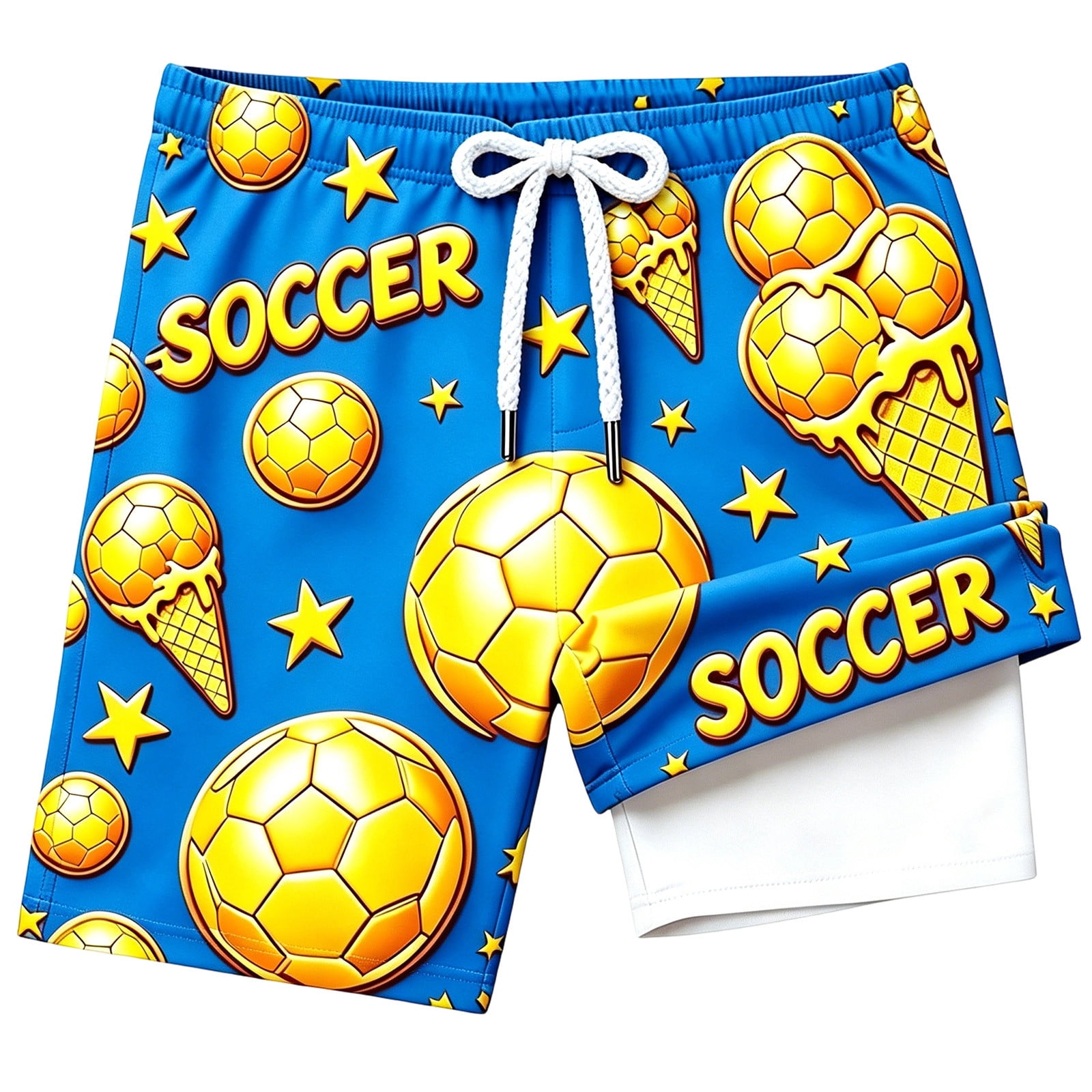 Boys Swim Trunks Girls Ice Print Casual Bathing Suit for Kids Hawaiian ...