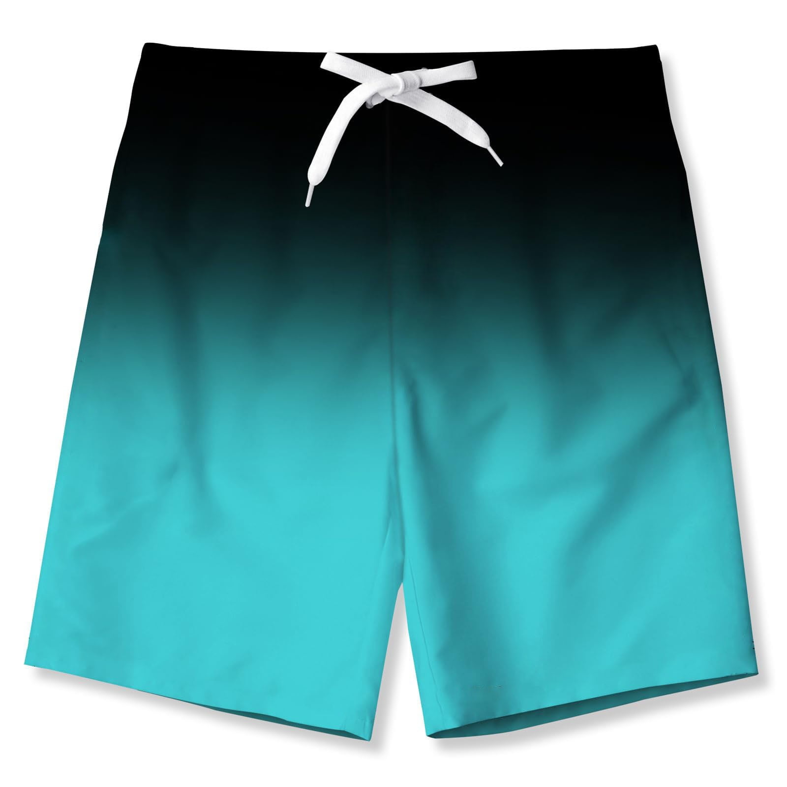 Boys Swim Trunks Gradient Quick Dry UPF 50+ Swimming Shorts Stretchy ...