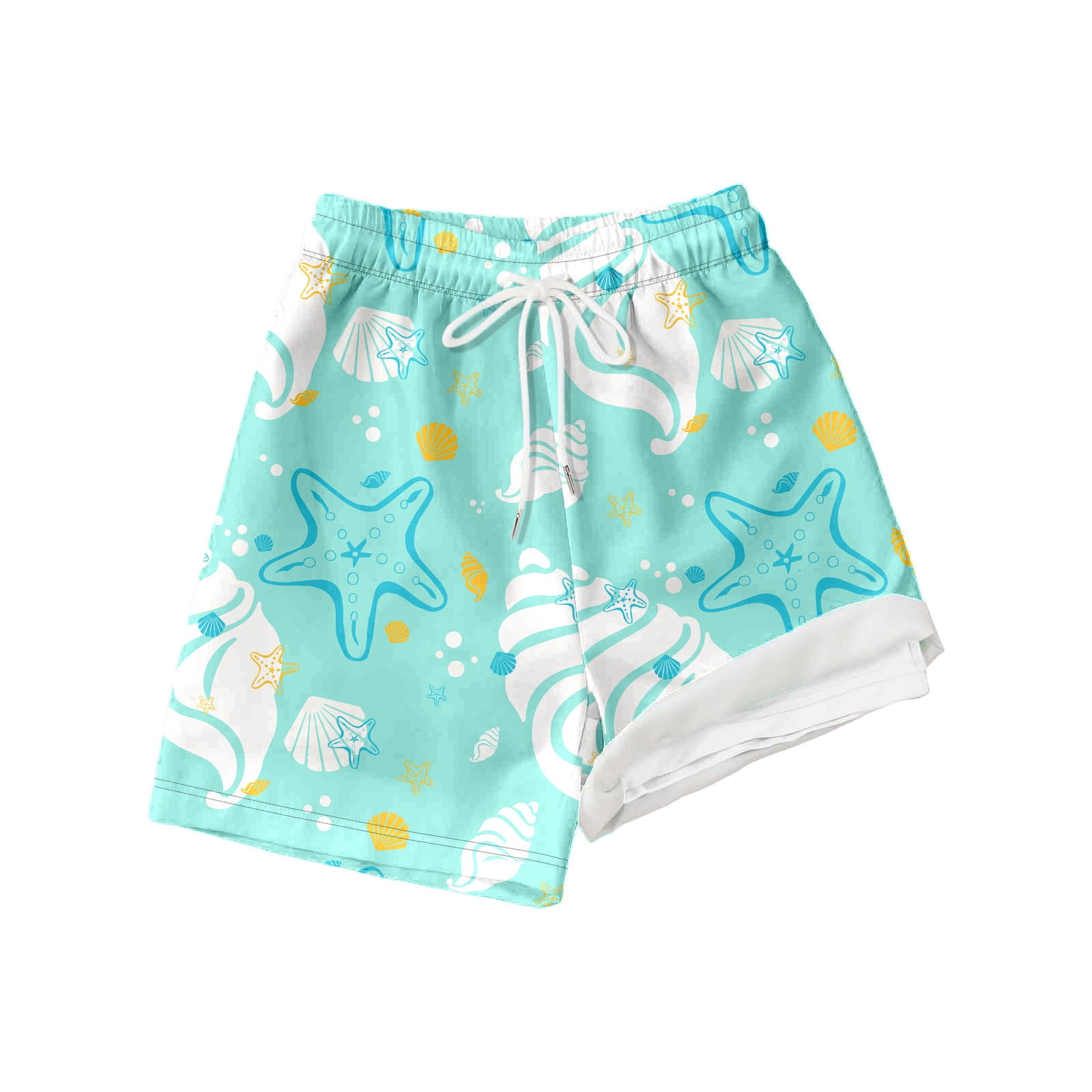 Boys Swim Trunks Kids Toddler Boys Summer Starfish Print Lightweight ...