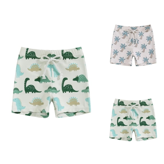 Boys Swim Trunks Printed Beach Swim Shorts Quick Dry Lightweight ...